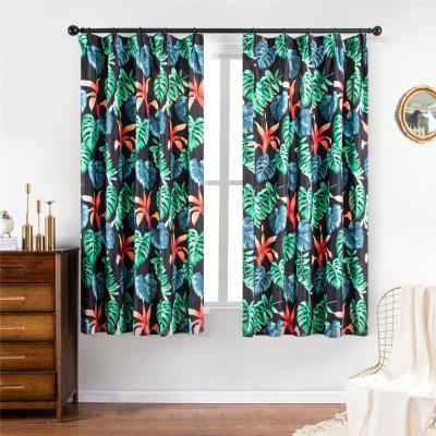 Cina Cartoon Print Living Room Bedroom Children's Curtains Blackout Curtain Fabric Finished Curtains in vendita