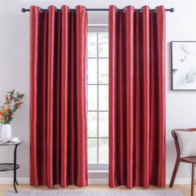 Cina European Classical Blackout Curtains Rose Pattern Printing Bedroom Living Room Blackout Curtains in vendita