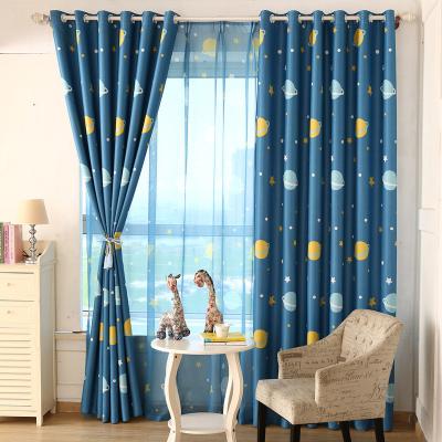 Cina Various Styles Of Polyester Fabrics High Quality Cartoon Curtains Lively Children Curtain in vendita