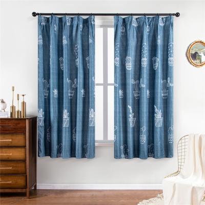 Cina China cheap cartoon printed blackout curtain fabric sale for the children's bedroom in vendita