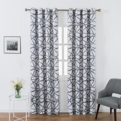 Cina Ready Made Window Decoration Drape Rose Home Textiles > Curtains Wall Profiles Curtain in vendita