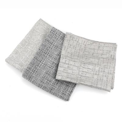 中国 Manufacturer Plaid Jacquard Insulation High Shading Living Room Hotel Modern Light Luxury Curtain Fabric 販売のため