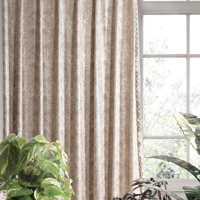 中国 Factory Ready Made Texture Silky Cloth High-precision Curtain Fabric For Living Room Bay Window 販売のため