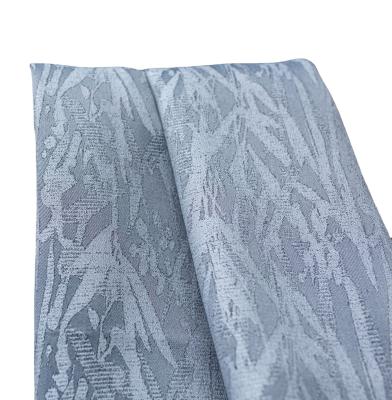 中国 New Chinese Style Bamboo Leaves Jacquard Silky Sunscreen High Shading Finished Curtain 販売のため