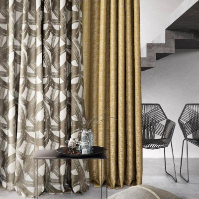Cina Luxury Printing Modern Customized Design Home Decoration Multi-Color Blackout Curtains Fabric For The Bedroom in vendita