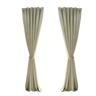 Cina Wholesale Nordic solid color modern simple thickened cotton curtain in vendita