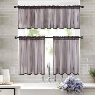Cina Hot selling Small window door heavy printed blackout curtain kitchen bedroom kid room curtain short in vendita