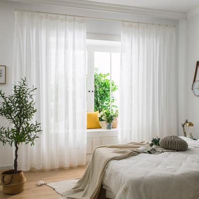 Cina Good sale Simple modern living room bedroom white transparent window screen in vendita