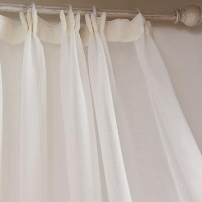 Cina Good sale Classic cross hessian simple modern white transparent window netting in vendita