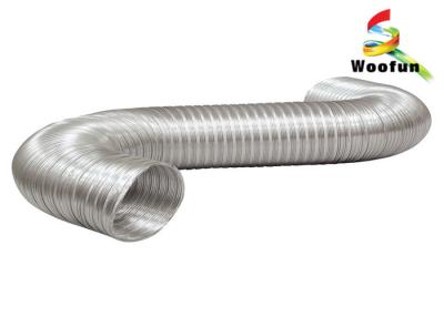 Cina Lega di alluminio stimata delle prese d'aria di HVAC del fuoco semirigido con l'ondulazione di 7mm in vendita