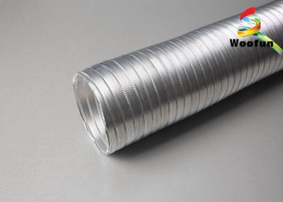Cina Condotta di alluminio rigida dei semi rotondi, canalizzazione flessibile resistente al fuoco del condizionamento d'aria in vendita