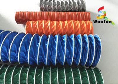Cina Condotta flessibile ad alta temperatura isolata, canalizzazione di ventilazione ignifuga del PVC in vendita