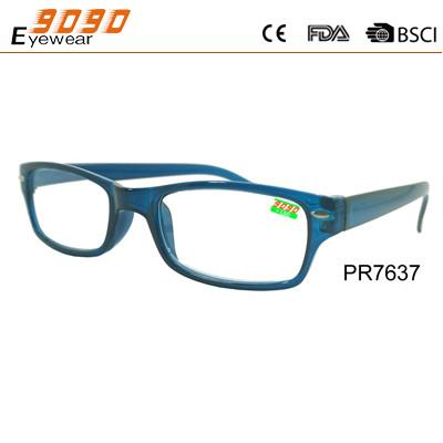 China Obra clásica que selecciona los vidrios de lectura azules con el marco de la PC, conveniente para los hombres y las mujeres en venta