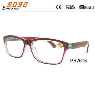 China 2018 nuevos vidrios de lectura del diseño, bisagra de la primavera, hecha del plástico, conveniente para las mujeres en venta