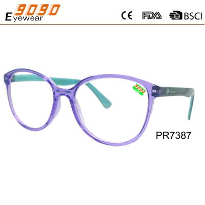 China Vidrios de lectura de moda, hechos de bastidor plástico con la bisagra plástica, conveniente para cada estación en venta