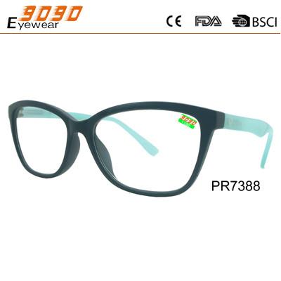 China Vidrios de lectura plásticos de la nueva llegada y de la venta caliente, bisagra de la primavera, solo marco con otros templos del color en venta