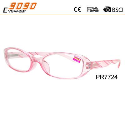 China Vidrios de lectura transparentes de moda con el marco de la PC, la bisagra de la primavera, convenientes para los hombres y las mujeres en venta