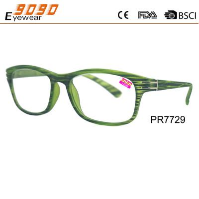 China Los vidrios de lectura de la simplicidad de la moda del rectángulo con la primavera se articulan, conveniente para los hombres y las mujeres en venta