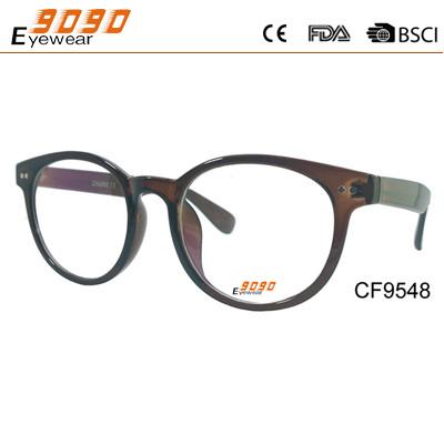 China Vidrios del CP de la inyección diseño de moda oval del marco del mejor, convenientes ópticos para las mujeres y los hombres en venta
