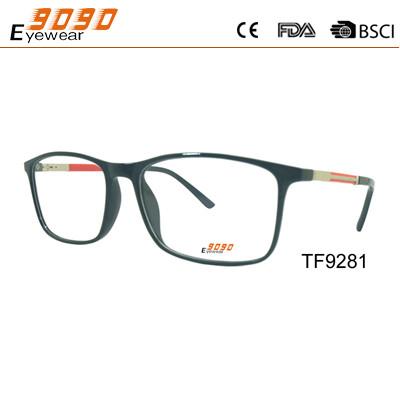 China Marcos ópticos de moda TR90 del rectángulo, convenientes para los hombres y las mujeres en venta