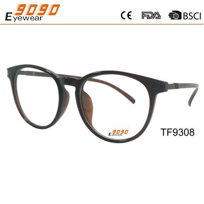 China Marco óptico oval TR90 de la venta caliente, solos color, convenientes para los hombres y las mujeres, en venta