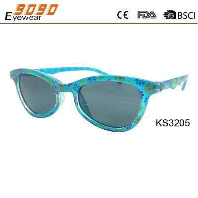 China Estilo caliente de las gafas de sol de los niños, marco plástico de la venta del bule con el modelo lindo, conveniente para las muchachas en venta