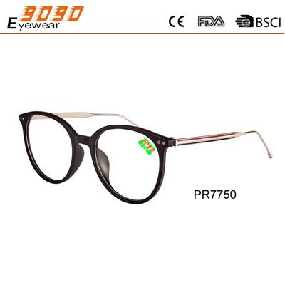 China 2018 gafas de lectura de nuevo diseño, dos pines en el marco y templo de metal, adecuados para mujeres y hombres en venta