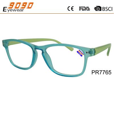 China Vidrios de lectura coloridos del estilo caliente de la venta con el marco plástico, bisagra plástica, conveniente para las mujeres en venta