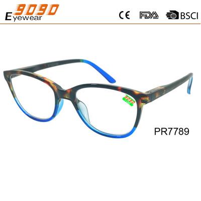China Vidrios de lectura plásticos del nuevo del estilo de la moda color del precio competitivo, bisagra de la primavera en venta