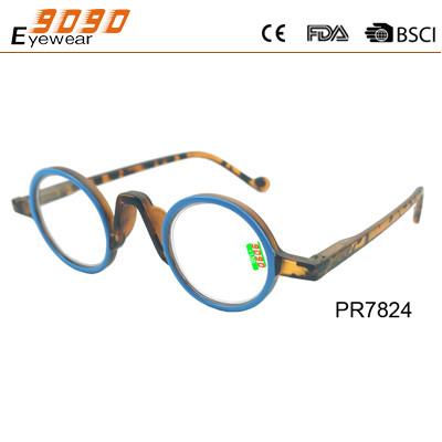China 2019 nuevos vidrios de lectura de la forma redonda del diseño con la primavera se articulan, conveniente para los hombres y las mujeres en venta