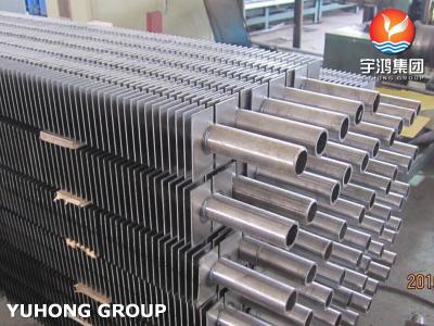 Chine ASME SA312 TP316 Tubes en acier inoxydable à nageoires carrées pour chaudière, échangeur de chaleur à vendre