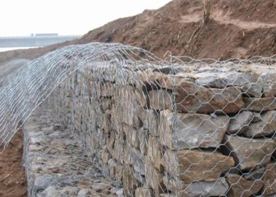 3mx1mx1m Galfan Gabion Wire Mesh 60x80mm Για έργα προστασίας από πλημμύρες στις ακτές