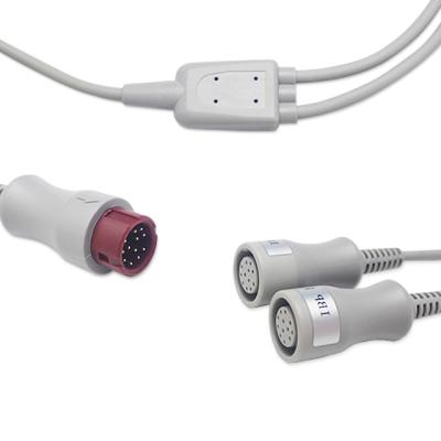 Chine Câbles d'extension compatibles de la Double-fin IBP de Mindray DS Etats-Unis B3013-12 à vendre