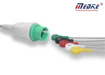 China Cable paciente de una pieza de Spacelabs ECG de los Leadwires del IEC 5 de la broche 17pin en venta