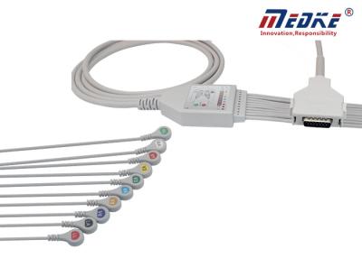 China Fukuda Denshi fijó el cable de la máquina del ECG de la broche 15Pin FX101 AHA en venta