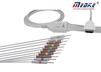 Cina Il cavo compatibile di elettrocardiogramma di Burdick con 10 cavi AHA ha riparato l'ago 007704 012-0844-01 in vendita