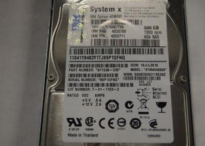 Cina Drive del hard disk 42D0703 42D0692 500GB 7.2k SRS 2,5 del server di IBM in vendita