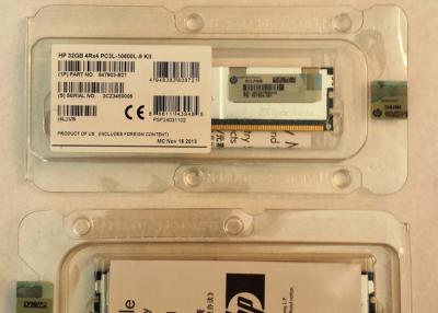 Cina memoria PC3L-10600L/DDR3-1333 del server del rango x4 647903-B21 HP del quadrato 32GB in vendita