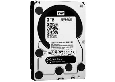 中国 3 TB 64 MB のハードディスク・ドライブ WD3003FZEX SATA 6 Gb/s 3.5 インチ 7200 RPM WD の黒 販売のため