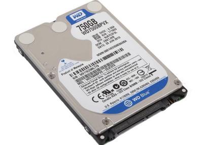 Cina 5400 giri/min. 750 GB di WD di drive del hard disk blu WD7500BPVX SATA del server 6 Gb/s 9,5 millimetri a 2.5 pollici in vendita