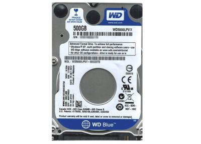 中国 6 Gb/s サーバー ハードディスク・ドライブ WD5000LPVX SATA 2.5 インチ 7.0 mm 5400 RPM 500 GB WD の青 販売のため