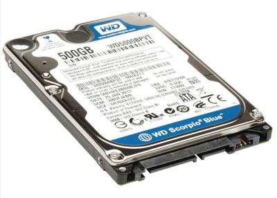中国 3 Gb/s 2.5 のインチ WD5000BPVT SATA 9.5 mm 5400 RPM 500 GB WD のハード ディスク 販売のため