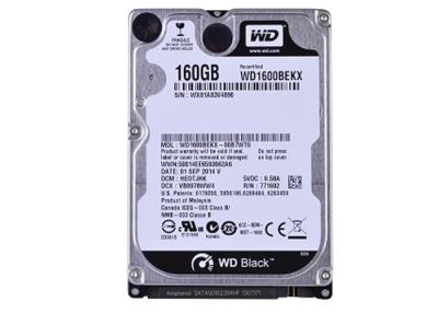 Cina Il nero a 2.5 pollici di MB WD di disco rigido di 160 GB WD1600BEKX SATA 6 Gb/s 7200 giri/min. 16 in vendita
