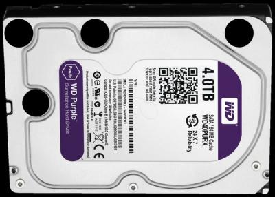 Cina Disco rigido interno WD40PURX SATA 6 Gb/s IntelliPower 4 di MB di TB a 3.5 pollici porpora 64 di WD in vendita