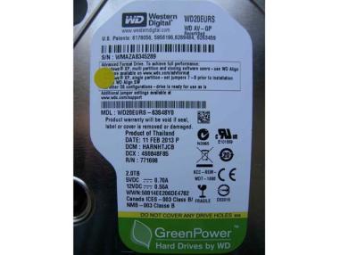 Cina 3 Gb/s 5400 giri/min. WD20EURS 3,5