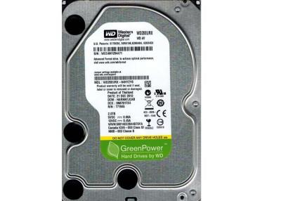 Cina Disco rigido a 3.5 pollici WD20EURX SATA Western Digital 6 Gb/s 2 TB < 1 240 64 MB in vendita