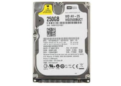 Cina Disco rigido 3 Gb/s WD2500BUCT SATA 5400 giri/min. a 2.5 pollici 250 GB < 1 30 MB di Western Digital 16 in vendita