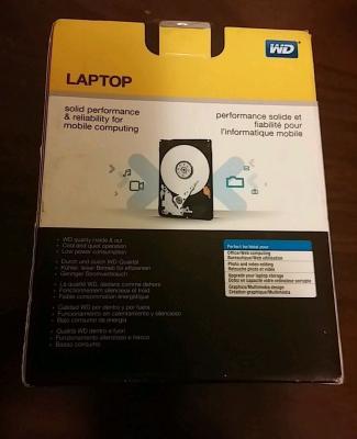 Cina Disco rigido di MB di WDBMYH5000ANC a 2.5 pollici Western Digital SATA 3 Gb/s 5400RPM 500 GB 8 in vendita