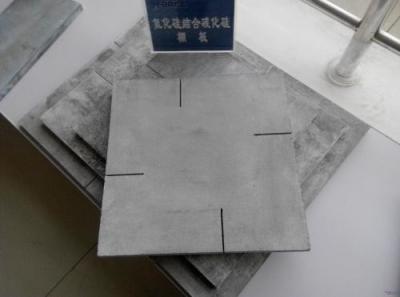 Chine Service de transformation Plaque de carbure de silicium pour meubles de four Rsic Resic Noir porteuse à vendre