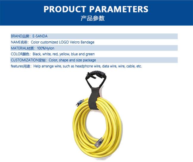 Close-up of hook and loop fastener details